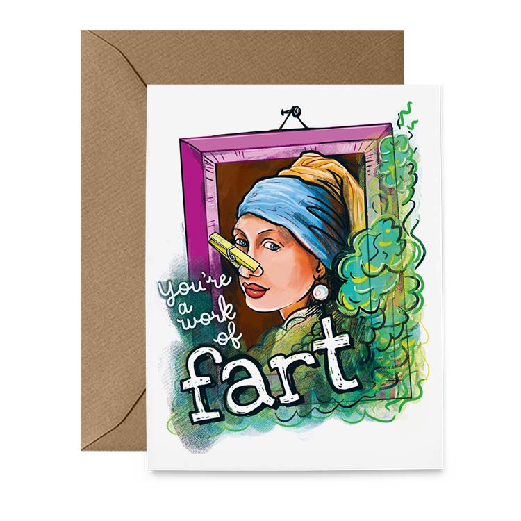 Work of Fart Card – Hello Harlot