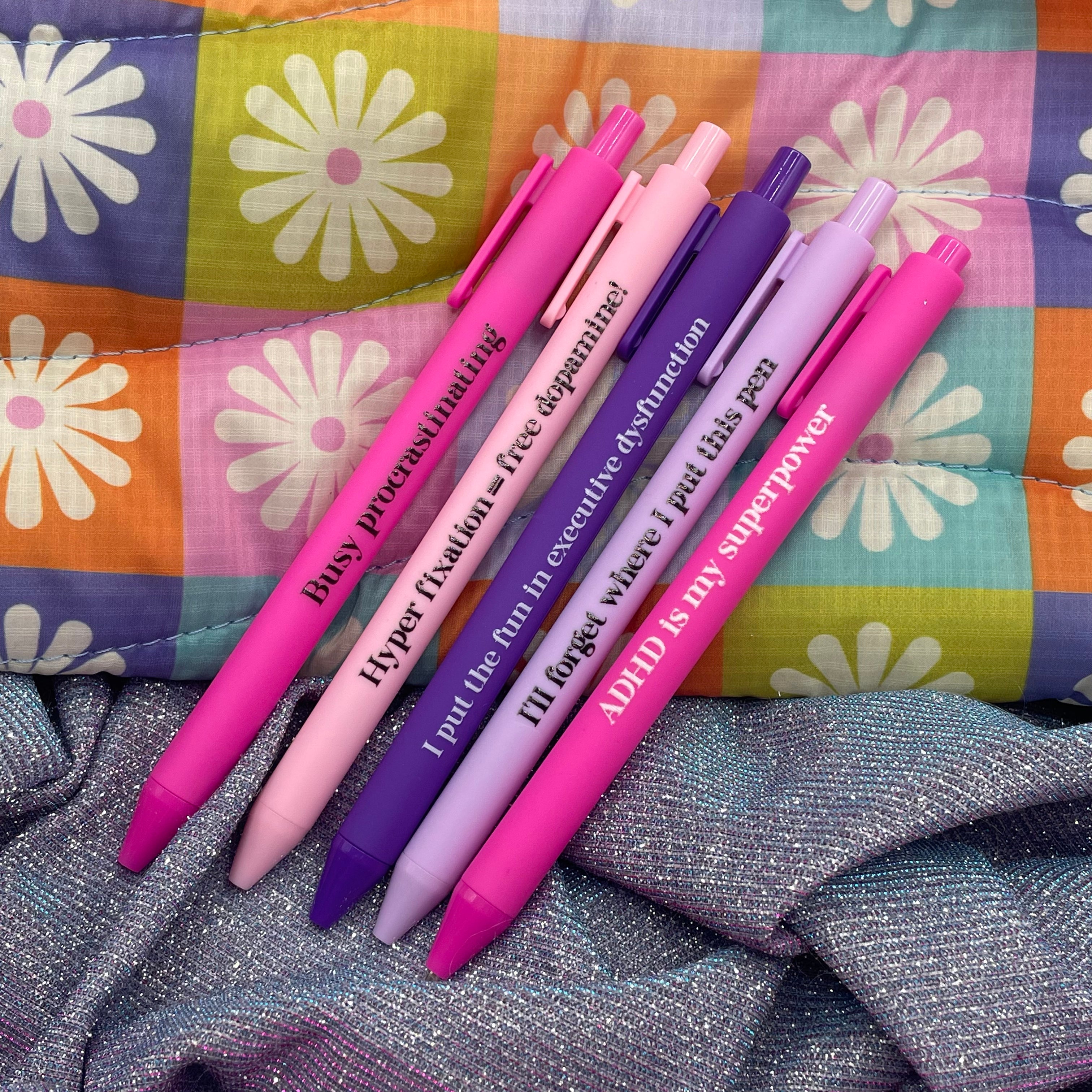 ADHD Pen Set - Set of 5 – Hello Harlot