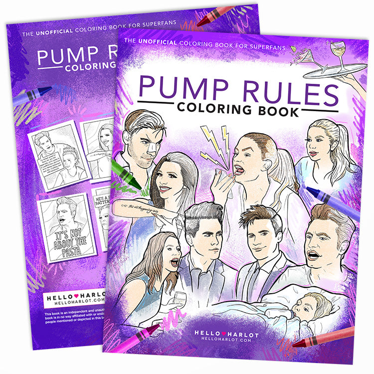 Pump Rules Coloring Book – Hello Harlot